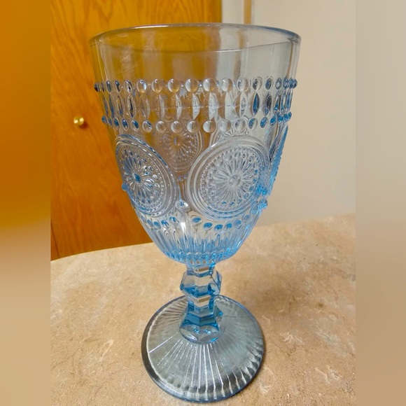 Party Supplies | Blue Yungala Style Wine Glasses Target Bullseye ...